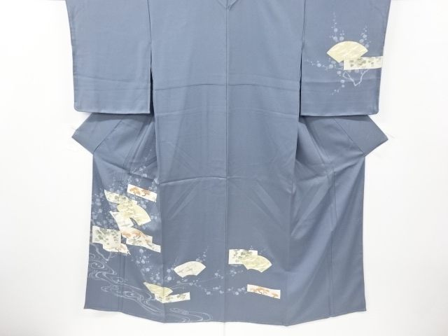 [ 着物・帯 ] - 訪問着・付下げ 未使用品 地紙に群鶴・松模様訪問着 | 着物、アンティーク着物、リサイクル着物のシンエイ